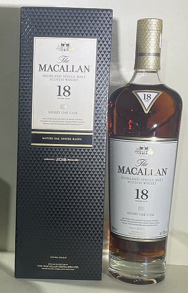 日版 2018 MACALLAN 18 年 雪莉 :::P9品酒網:::