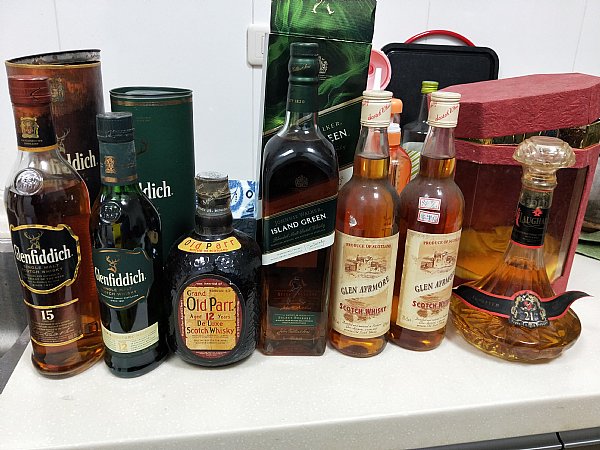 菲迪15、12 old Parr ,island green 格藍摩爾*2 酒中蓮21 :::P9品酒網:::