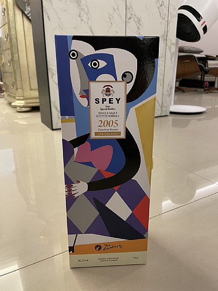 明跑 2005年 皇家禮炮21年禮盒 SPEY 畢卡索ˇ 夢 蜷坐的女人 :::P9品酒網:::