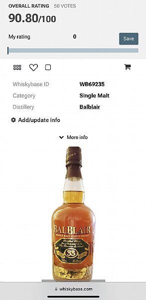 Balblair 33年 2000年裝瓶 :::P9品酒網:::