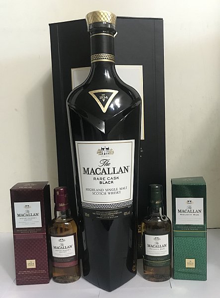 MACALLAN rare black+whiskey makers edition(mini)+select oak(mini :::P9品酒網:::